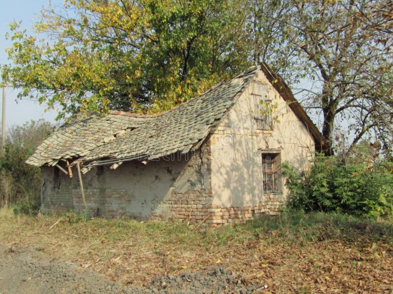 Very old dilapidated house stock photo. Image of house - 179145456