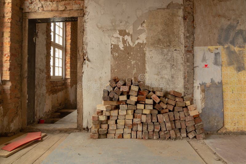 Very Old House is Extensively Renovated Stock Photo - Image of ...