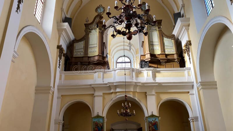A Very Old Medieval Altar with a Beautiful Frame and Old Icons Stock ...