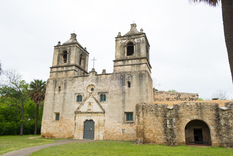 Mission Concepcion San Antonio Texas Stock Photo - Image of concepcion ...