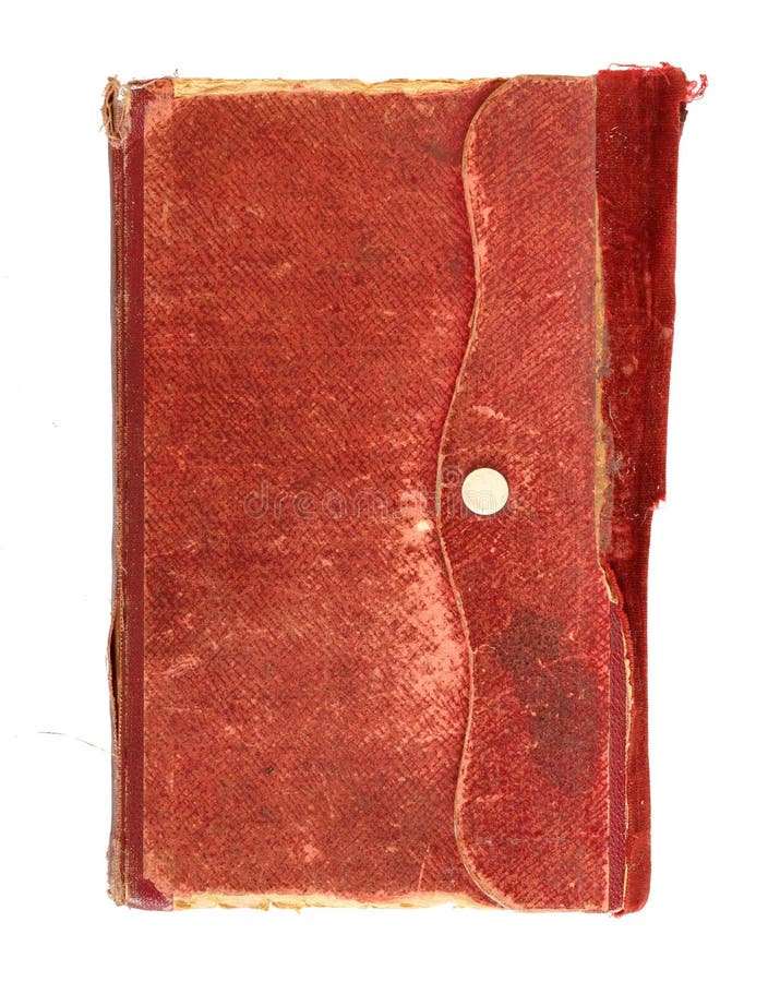Very Old Note Book on White Stock Image - Image of classic, cover: 27706113