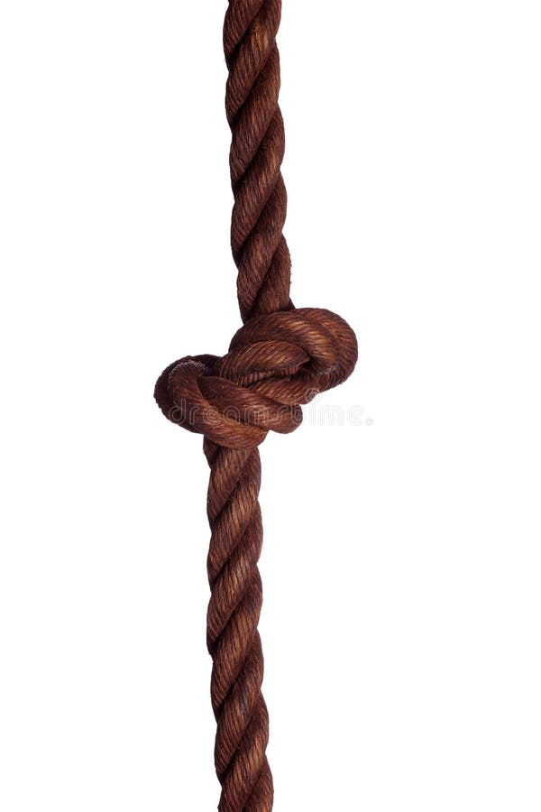 Very old rope with knot stock image. Image of cord, material - 30650937