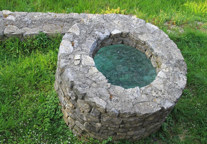 Stone well stock image. Image of groundwater, medieval - 29907919