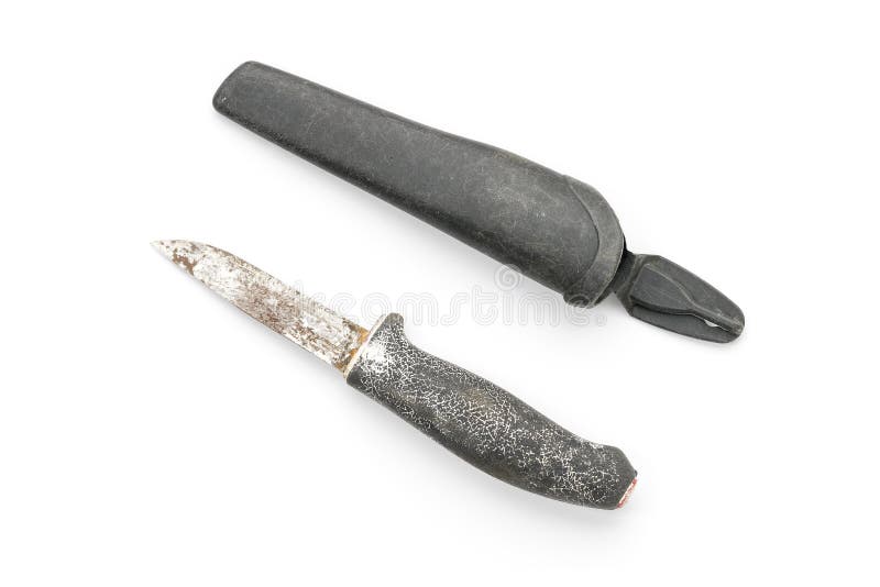 Very old rusty knife stock photo. Image of used, weapon - 115168790