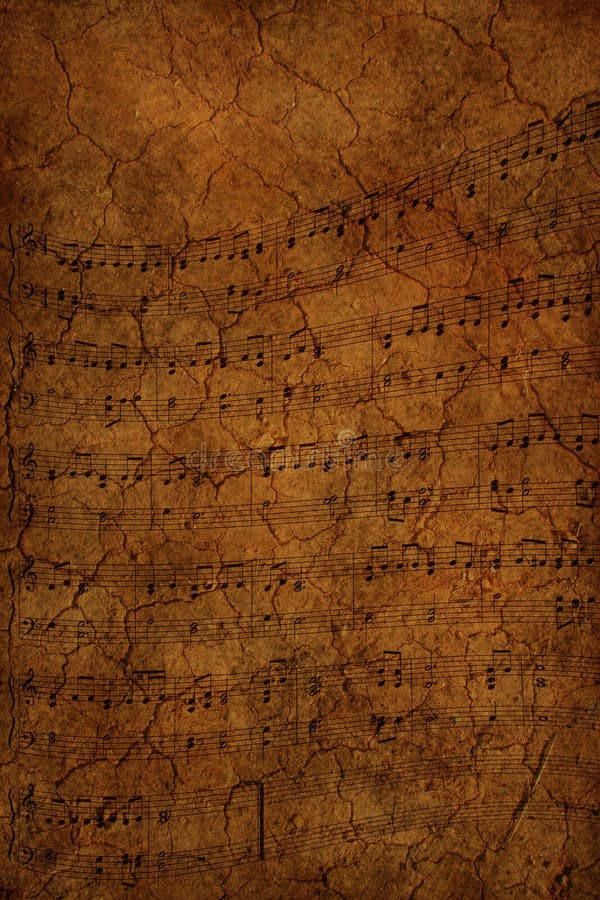 Very old score stock illustration. Illustration of vector - 19191515