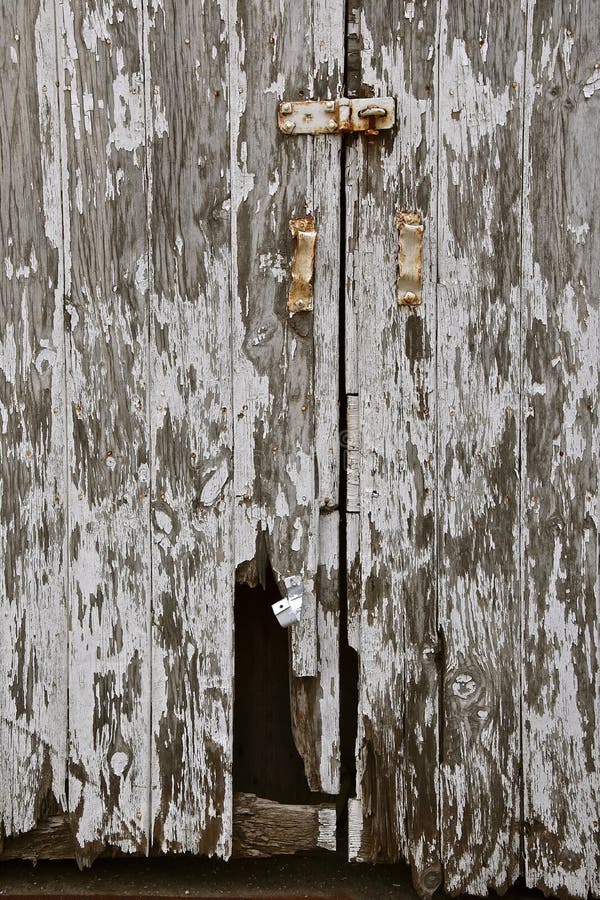 A Set of Very Old Rotten Doors Stock Image - Image of rain, exterior ...