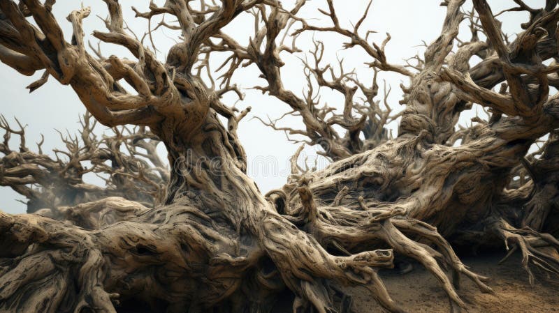 A Very Old Tree Growing Out of the Ground. Suitable for Nature and ...