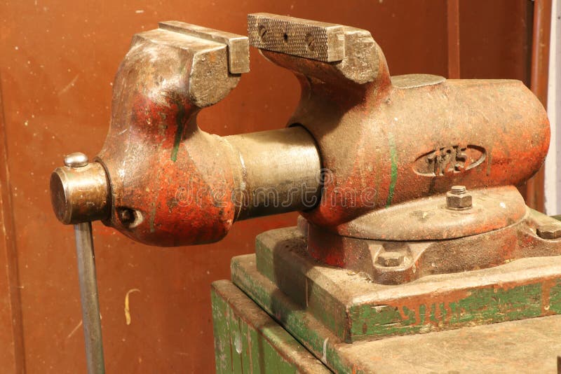 A Very Old Vice in Dust Room but Still Using for Same Things. Stock ...