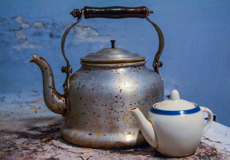 Old teapot stock image. Image of leaf, relax, east, medicine - 49163955