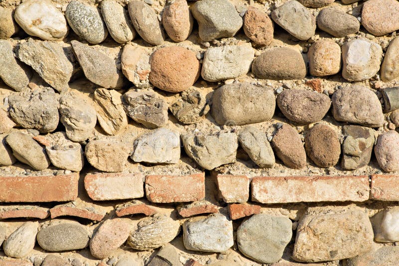 A Very Old Brick and Stone Wall Stock Image - Image of movement, modern ...