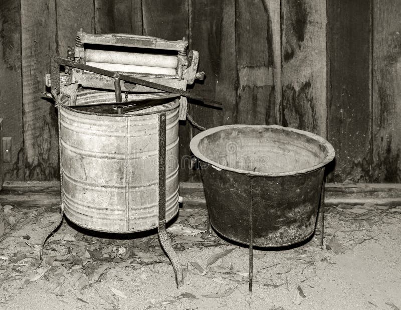 Very old washing machine stock image. Image of dirty - 228528487