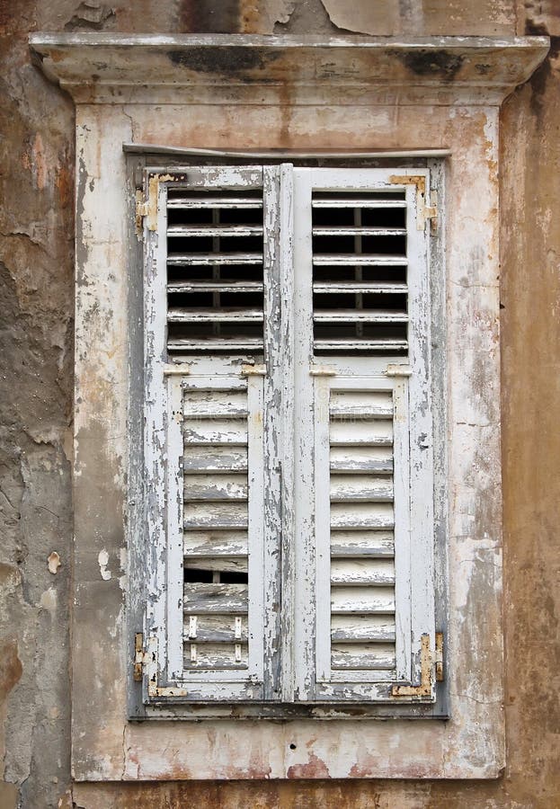 Very old window stock image. Image of wall, dirty, exterior - 42333679