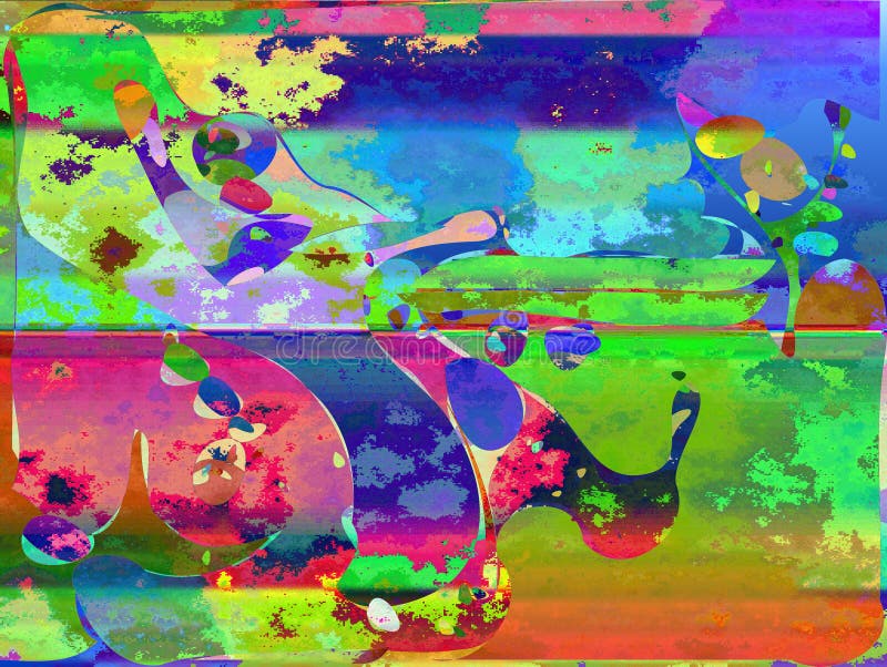 Artistic and Creative Background, Art, Wallpaper, Psychedelic Colors ...