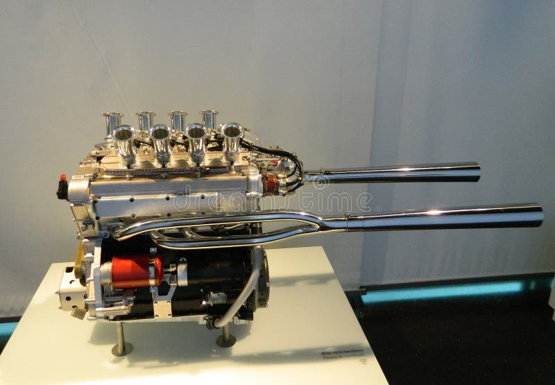 Very Powerful Engine on Display. Stock Photo - Image of iron ...