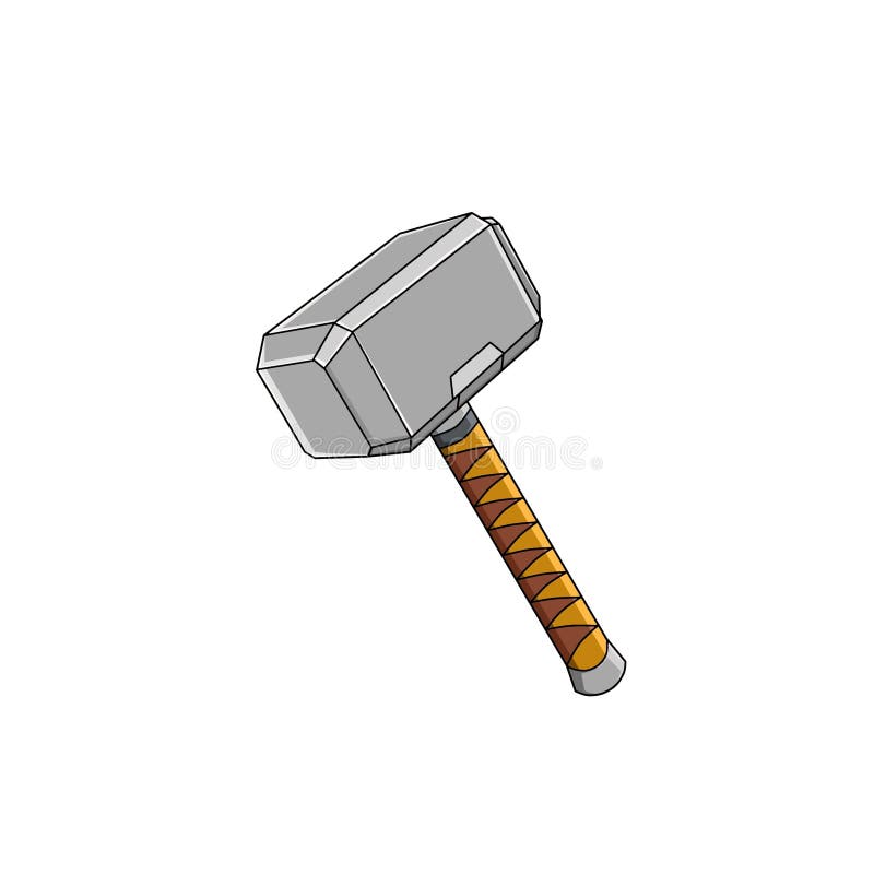 Powerful Iron Hammer Illustration Stock Illustrations – 171 Powerful ...