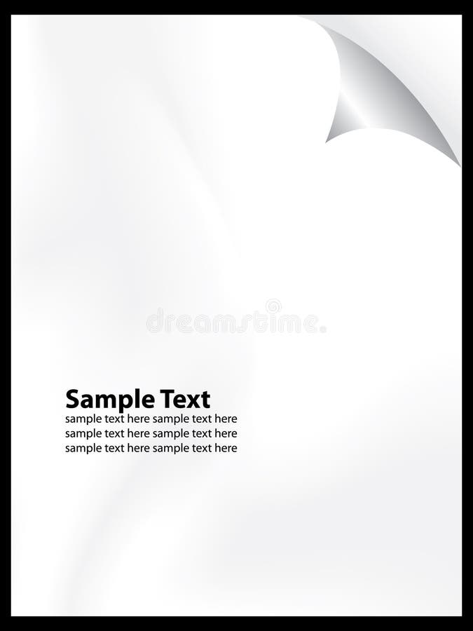 Very realistic paper. stock vector. Illustration of metaphor - 6886895