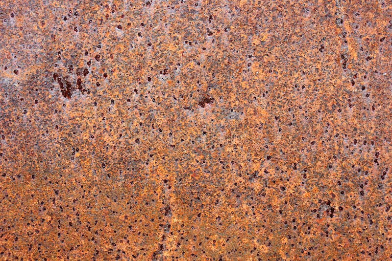 Metal Surface Is Pitted With Rust Stock Photo - Image of metallic ...