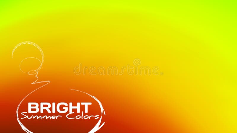 Very Saturated Light Warm Blurred Background with Summery Colors ...