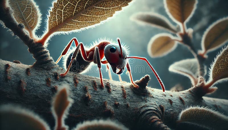 A Very Short Distance from Ants Stock Illustration - Illustration of ...