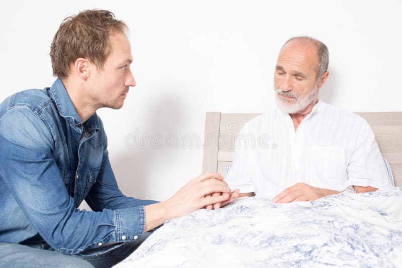 Very sick man stock photo. Image of farewell, medicine - 57146566