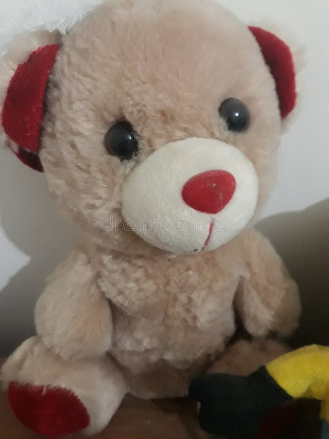 A very simple red soft toy stock photo. Image of soft - 165584130
