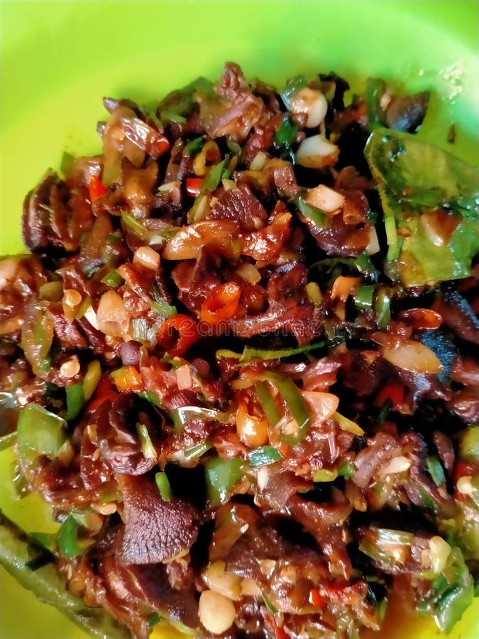 Very Spicy and Delicious Stir-fried Snails Stock Photo - Image of food ...