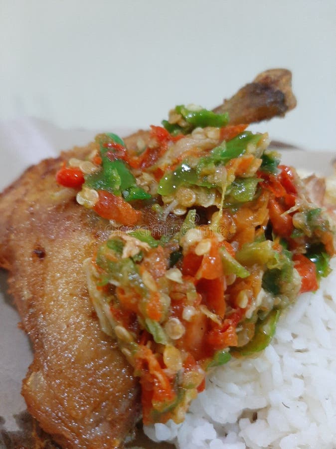 Very Spicy Fried Chicken stock image. Image of fried - 263756071