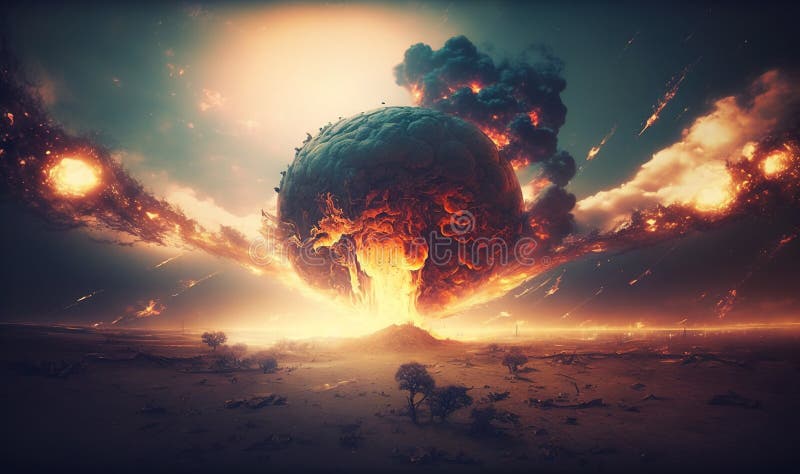 A Very Strange Looking Object in the Middle of a Desert Stock ...