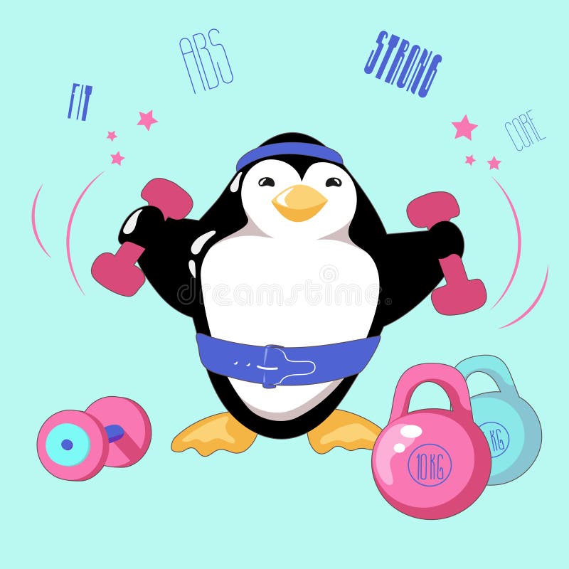Strong Penguin Stock Illustrations – 139 Strong Penguin Stock ...