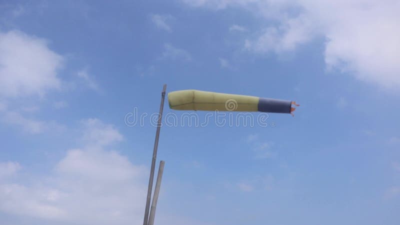 Very Strong Wind Blowing. Windsock and Wind Blowing Stock Video - Video ...