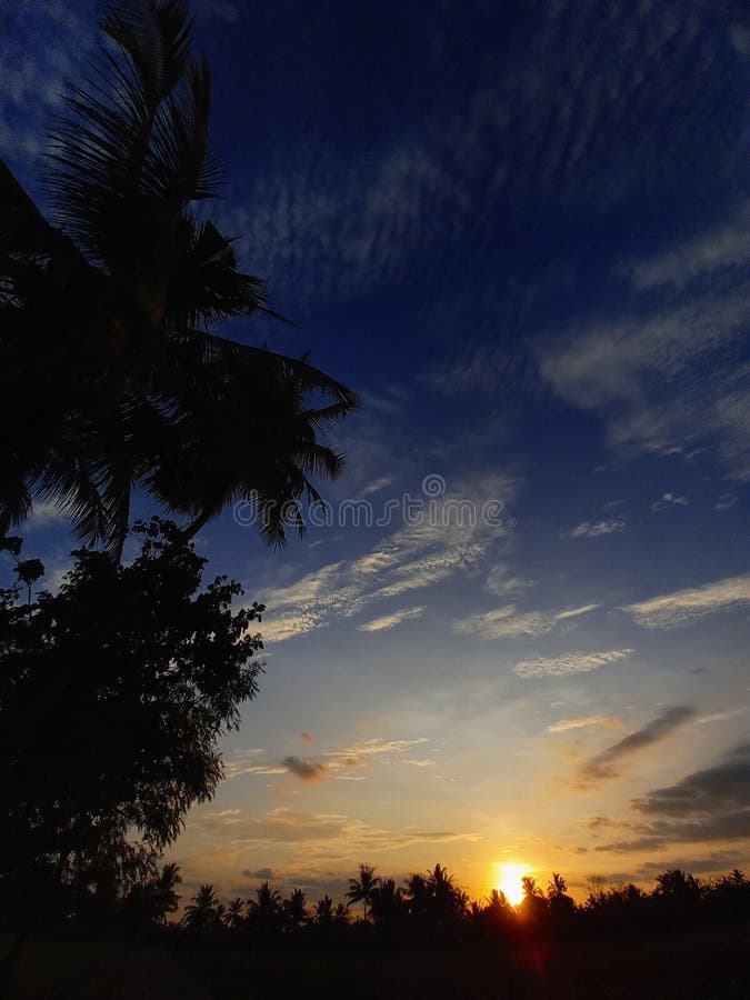 Very sunset beatiful stock photo. Image of dusk, screenshot - 264258212