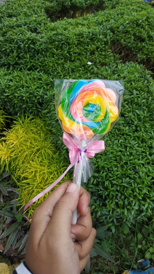 Very Sweet Colorful Candy, for Kids Stock Image - Image of plant, grass ...