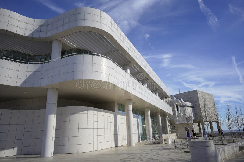 A Very Tall Building that Has a Circular Walkway Around it Editorial ...