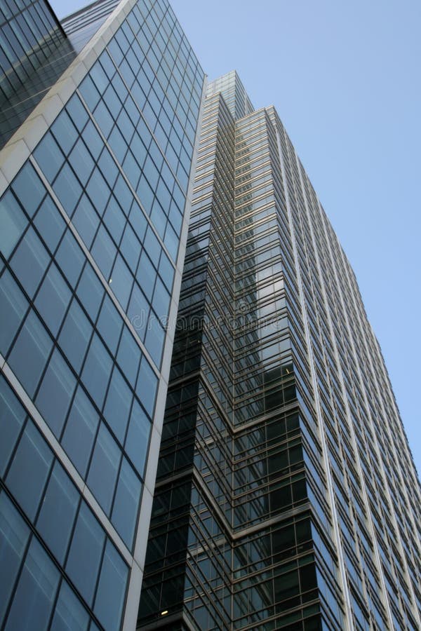 Very Tall Steel Office Building Stock Image - Image of corporate ...