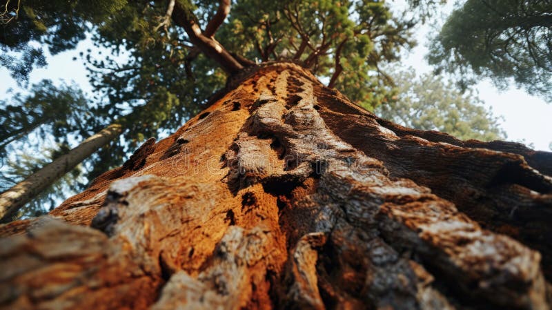 A Very Tall Tree Standing in the Woods. Suitable for Nature-themed ...