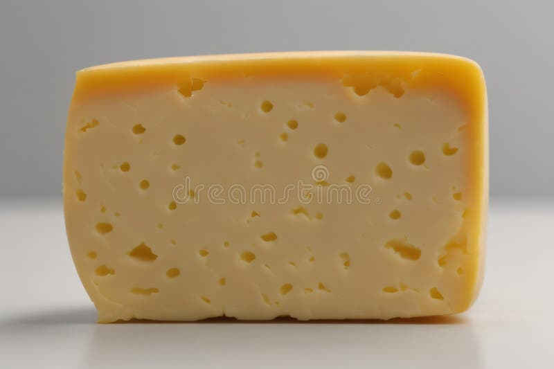 Very Tasty Cheese Slices on White Background Stock Illustration ...