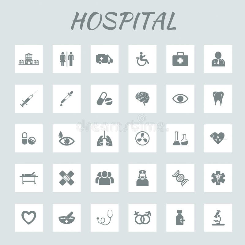 Very Useful Editable Health Care Icon Set Stock Vector - Illustration ...