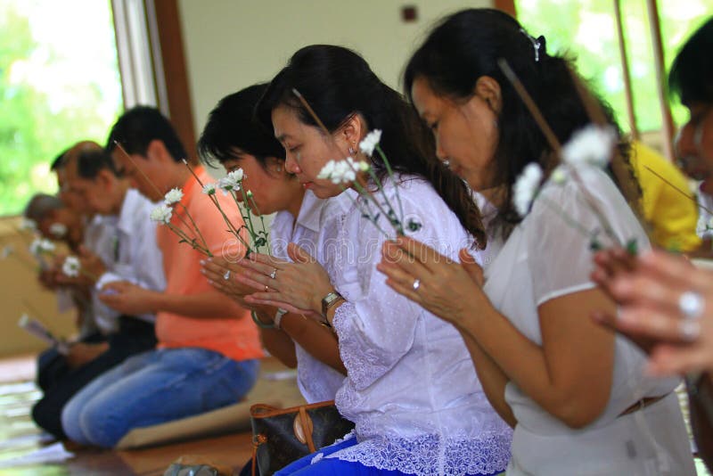 Vihara Dhamma Sundara or Also Called White Temple Editorial Stock Photo ...