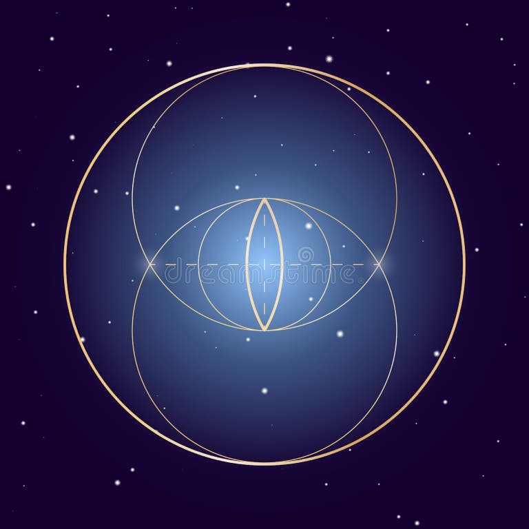 Vesica Piscis Stock Illustrations – 164 Vesica Piscis Stock ...