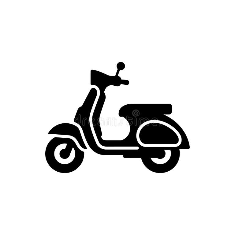 Vespa icon stock vector. Illustration of italian, urban - 306214253