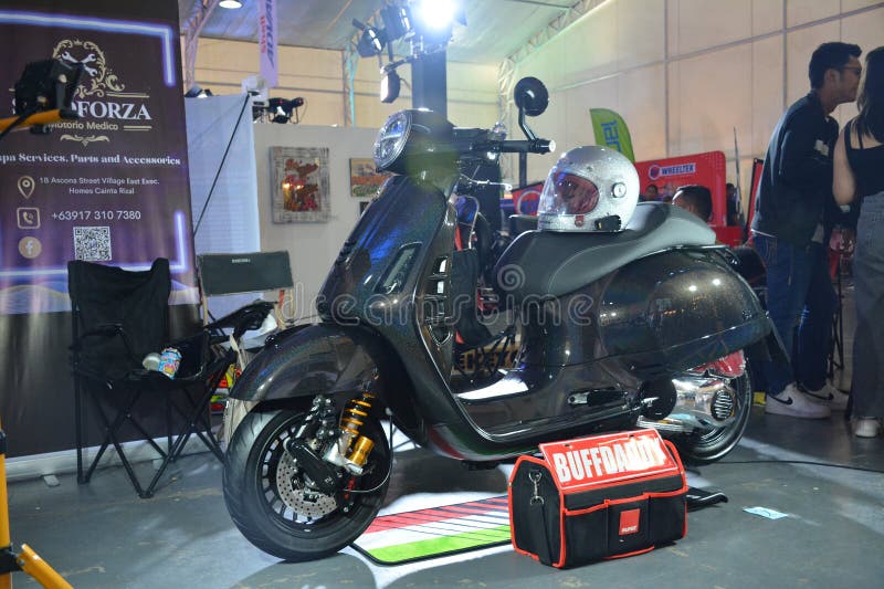 Vespa Piaggio Motorcycle at Ride Ph in Pasig, Philippines Editorial ...