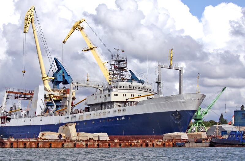 Vessel stock photo. Image of horizontal, import, terminal - 12086624