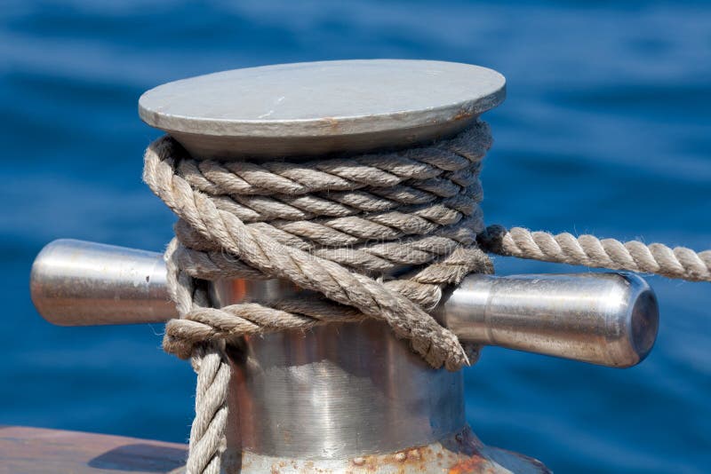 Vessel rope stock photo. Image of ship, line, knot, twine - 19724522