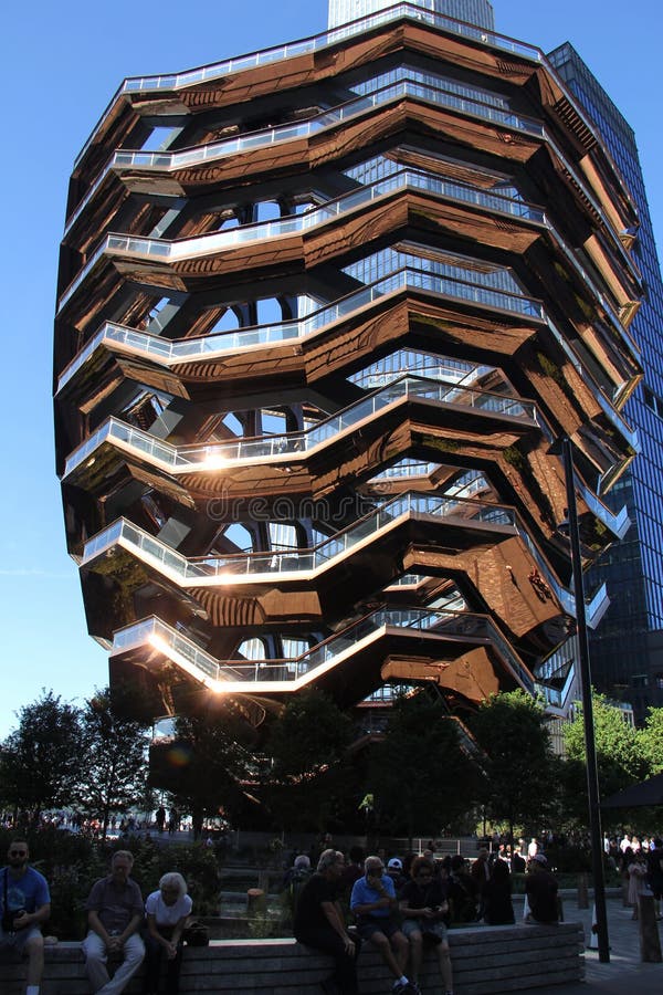 The Vessel Structure Built As Part of the Hudson Yards Redevelopment ...