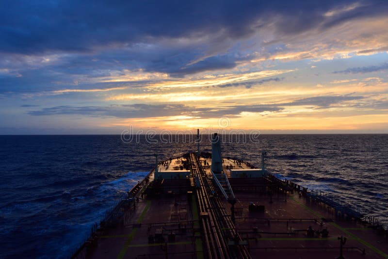 Vessel in the sunset light stock image. Image of sunset - 42754653