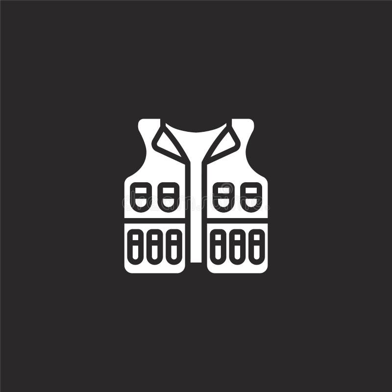 Vest Icon. Filled Vest Icon for Website Design and Mobile, App ...