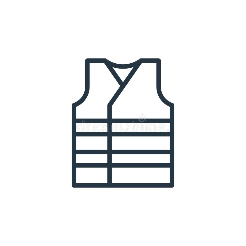 Vest Vector Icon. Vest Editable Stroke. Vest Linear Symbol for Use on ...