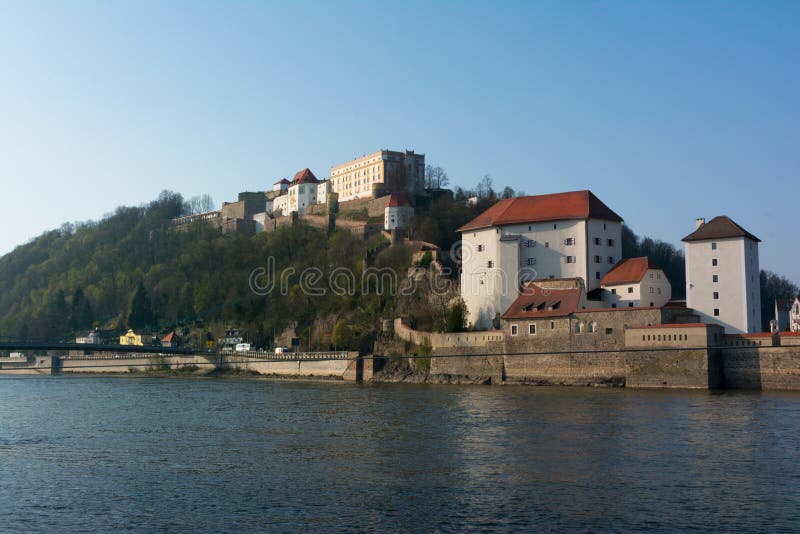 Veste Oberhaus, Castle in Passau, Germany Stock Image - Image of empire ...