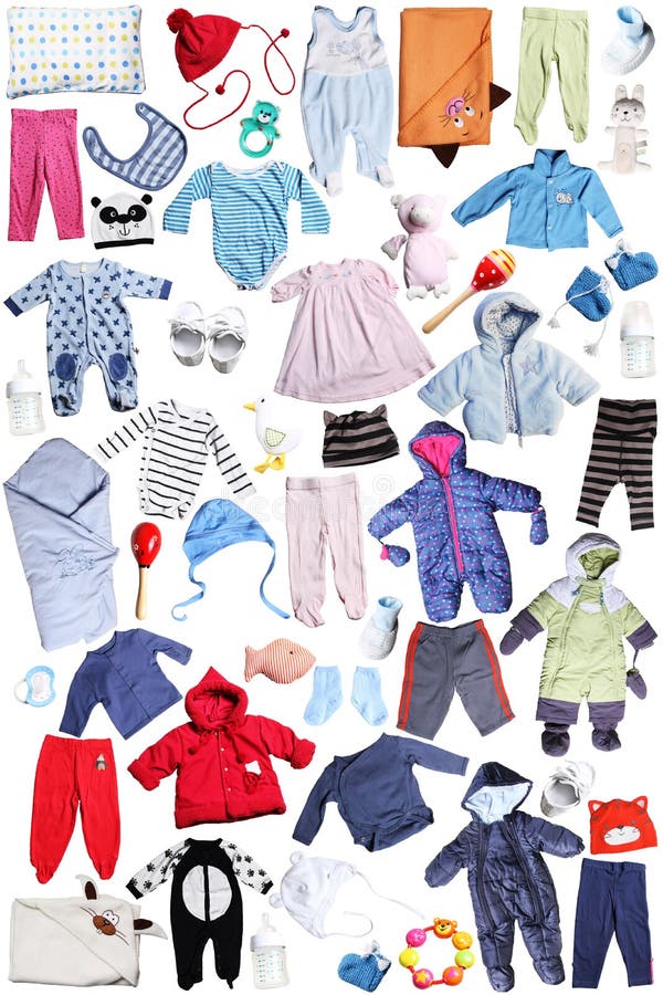 Vestiti Ed Accessori Per I Bambini Fotografia Stock - Immagine di ...