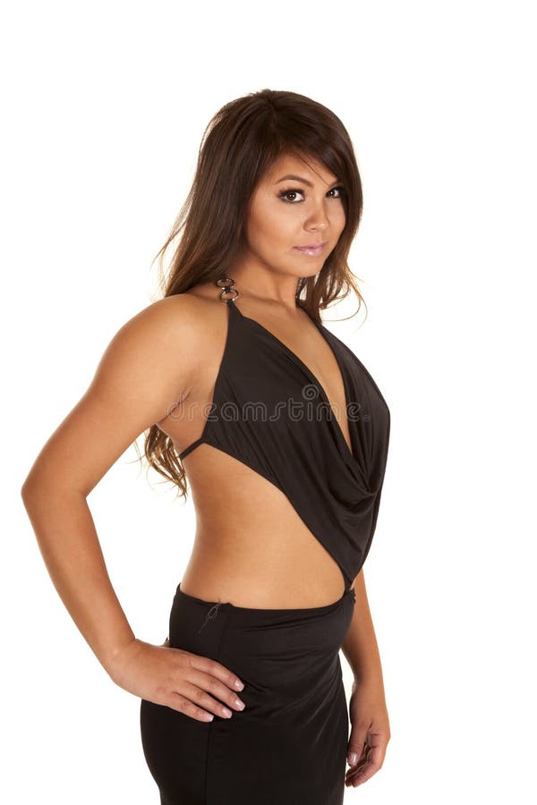 Vestito Dall'oro Di Vista Laterale Della Donna Fotografia Stock ... Vestito Dall'oro Di Vista Laterale Della Donna Fotografia Stock ...